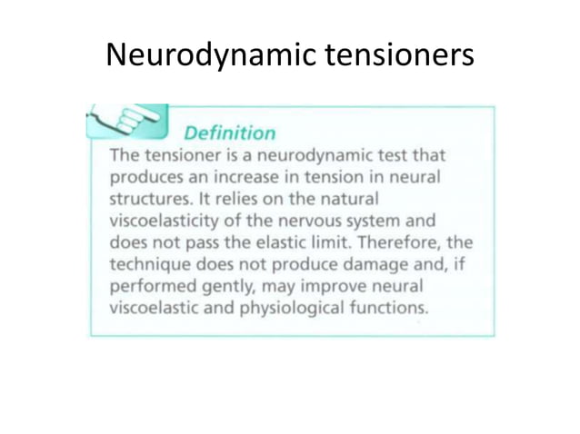 neural mobilization | PPTX