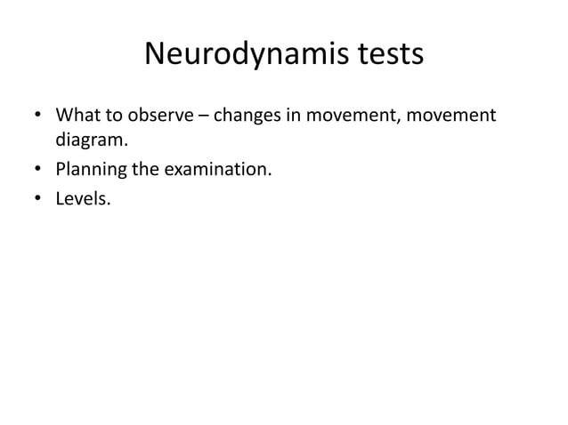 neural mobilization | PPTX