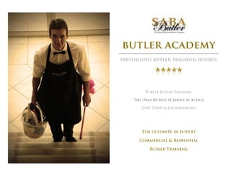 Butler Training Brochure | PDF