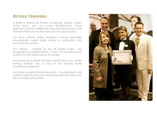Butler Training Brochure | PDF