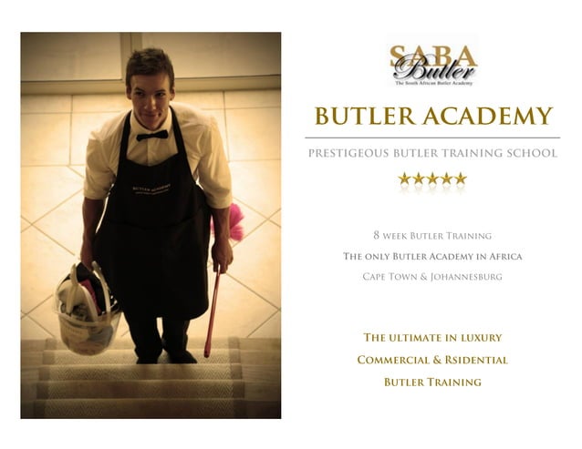 Butler Training Brochure | PDF