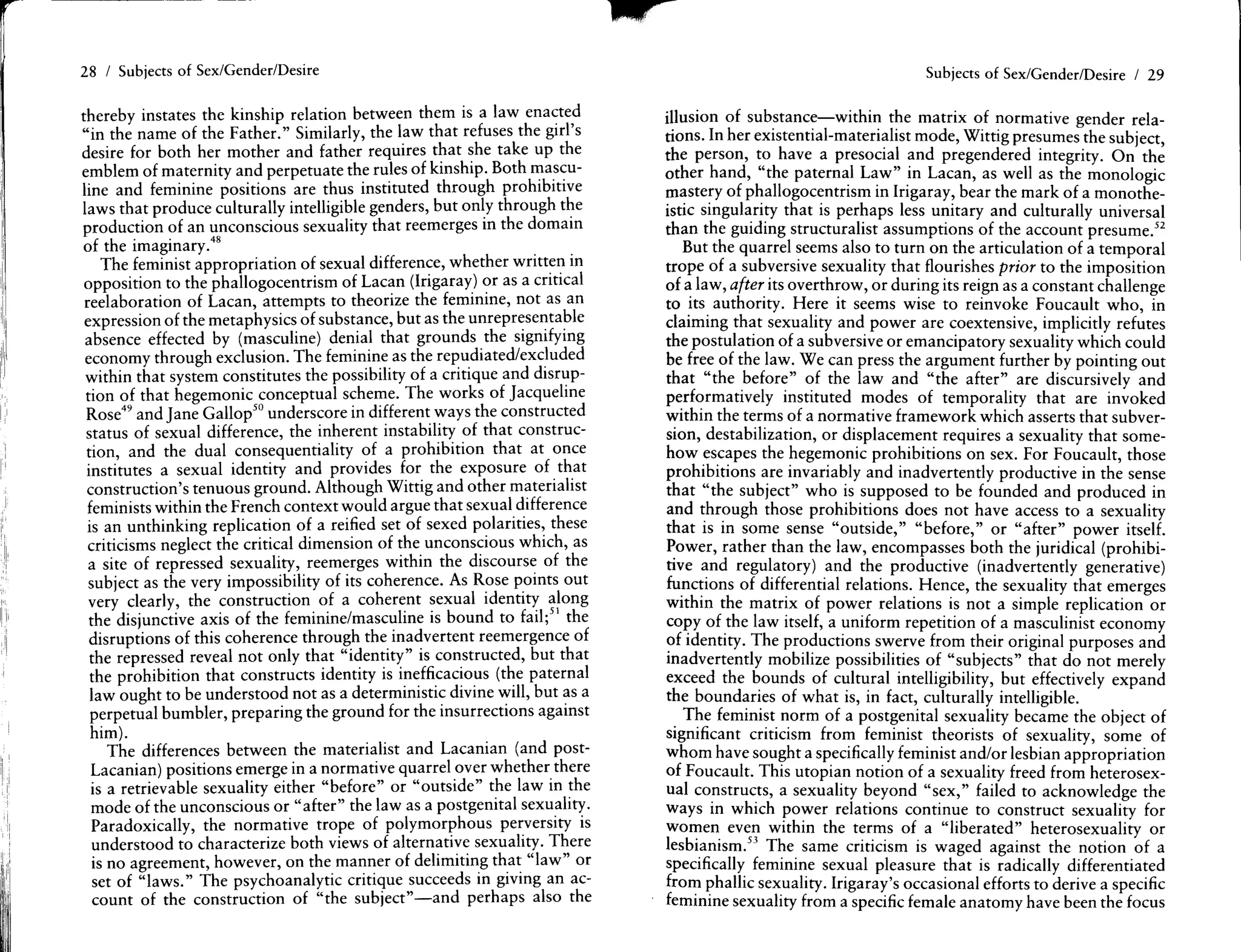 Butler gender trouble | PPT