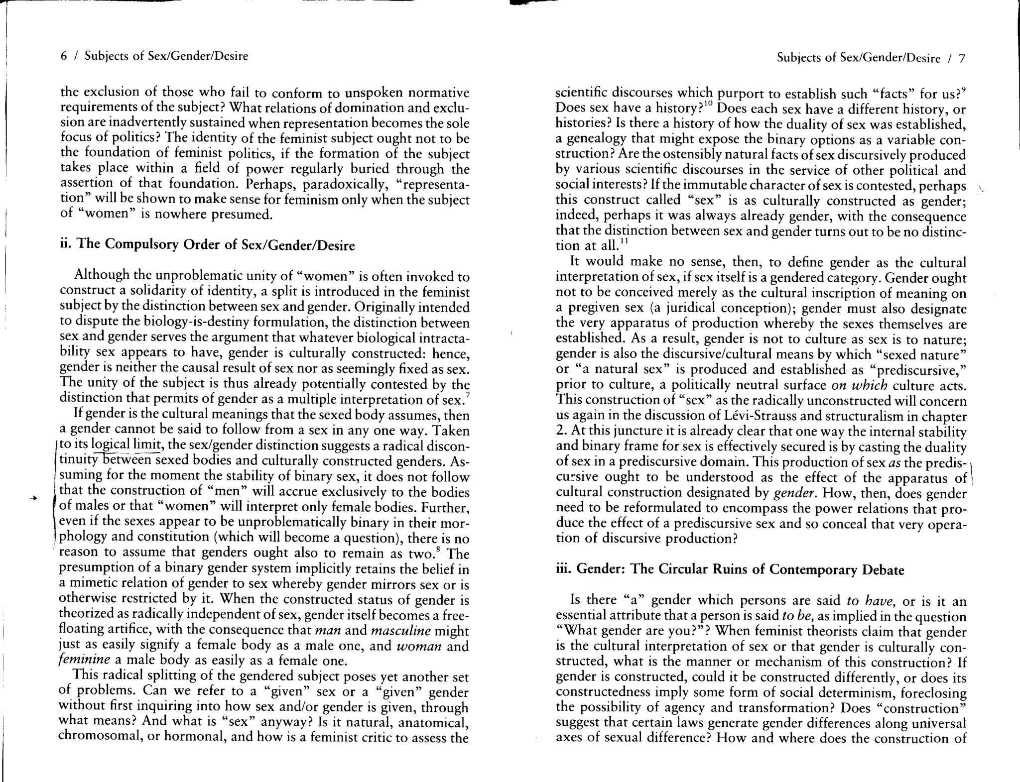 Butler gender trouble | PPT