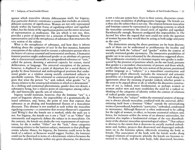 Butler gender trouble | PPT