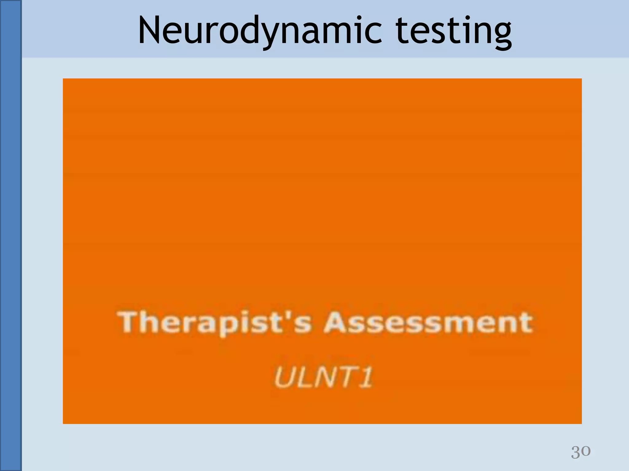 Neurodynamics, mobilization of nervous system, neural mobilization | PPTX