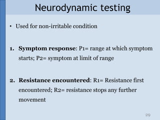 Neurodynamics, mobilization of nervous system, neural mobilization | PPTX