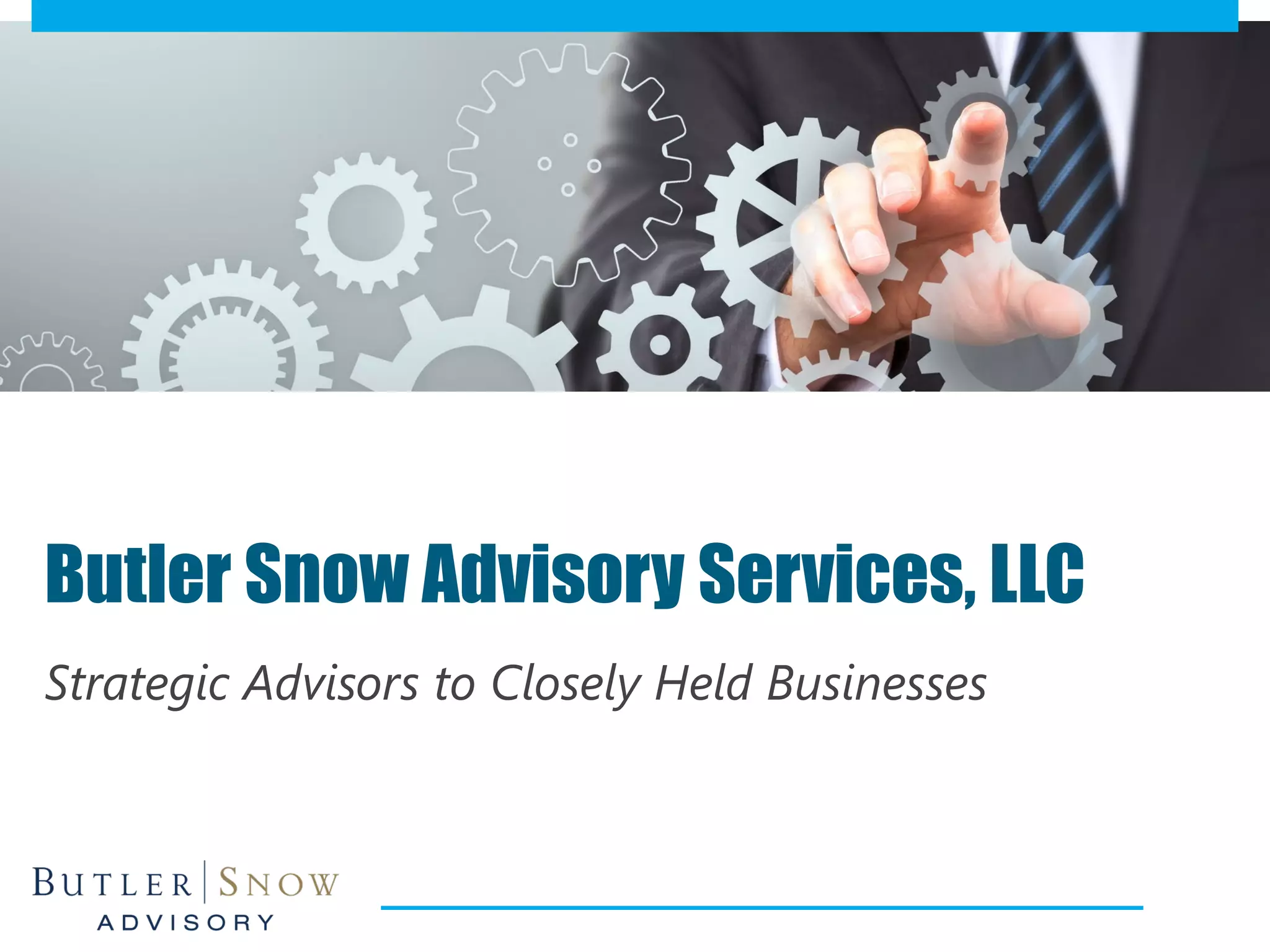 Butler Snow Advisory - Brief Overview | PPT