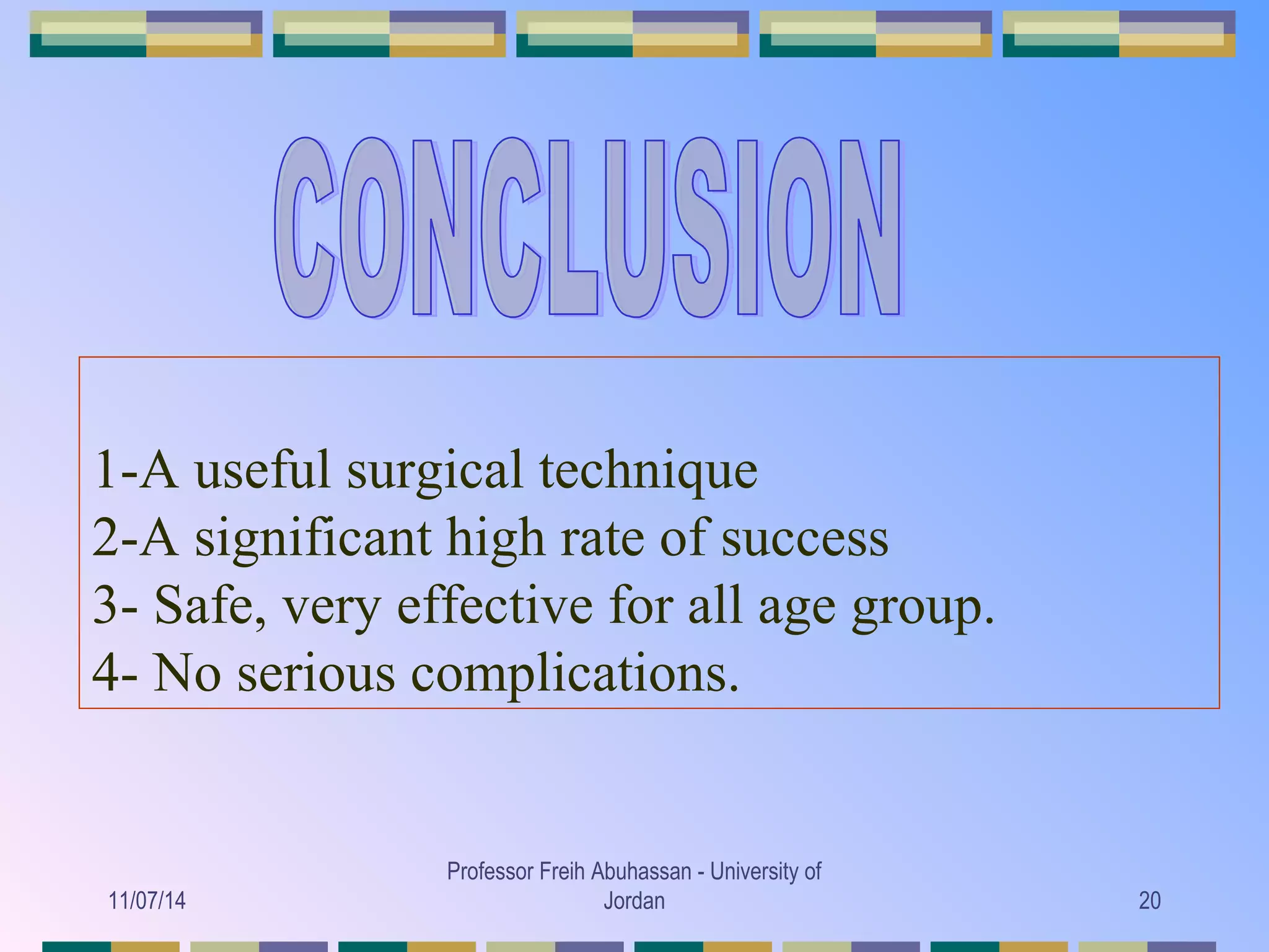Butler's procedure overriding 5th toe - البروفيسور فريح عوده ابوحسان | PPT