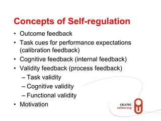 Awareness, Feedback, Self-regulation | PPTX