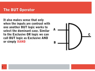 The BUT and NBUT Boolean logic | PPT