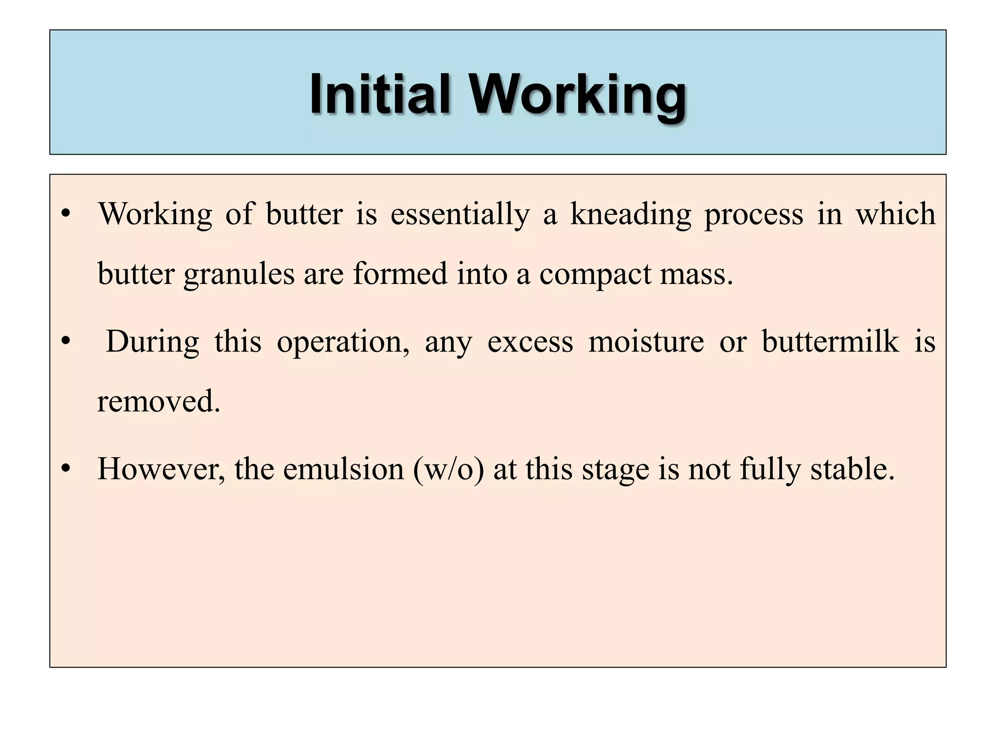 Butter: Manufacturing Process and Standard specifications | PPTX