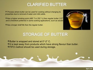 BUTTER - FOOD PRODUCTION, I.I.H.M | PPT