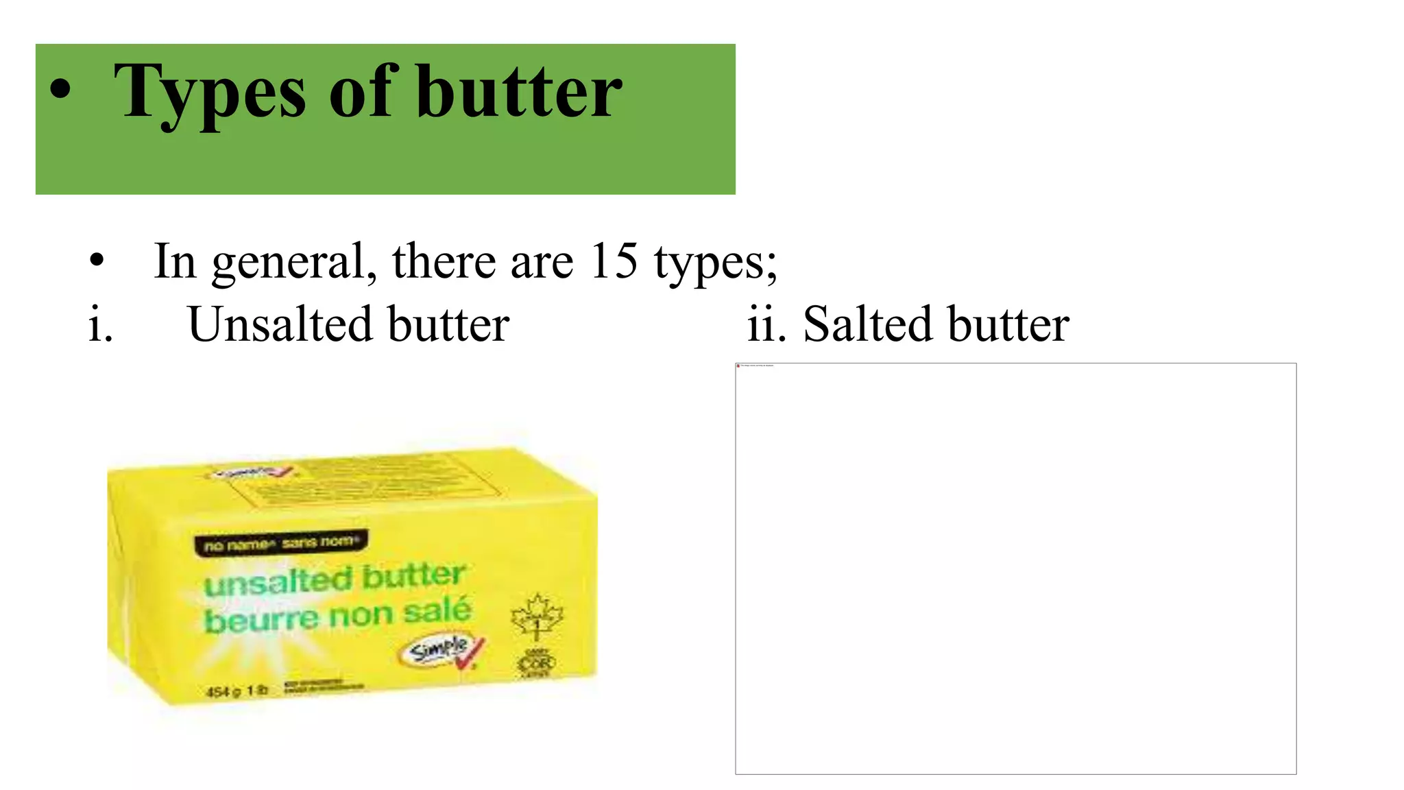 Functions of butter in bakery | PPT