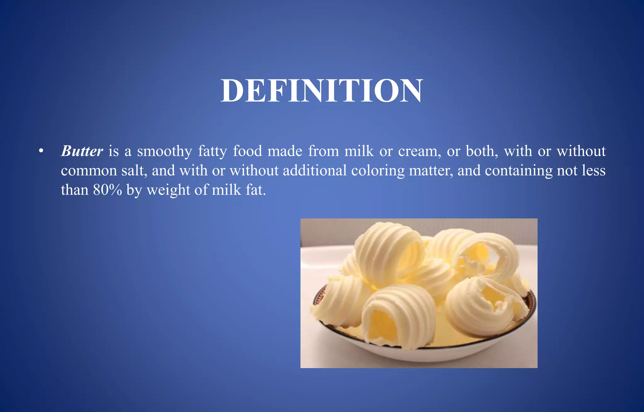 Butter Analysis | PPTX