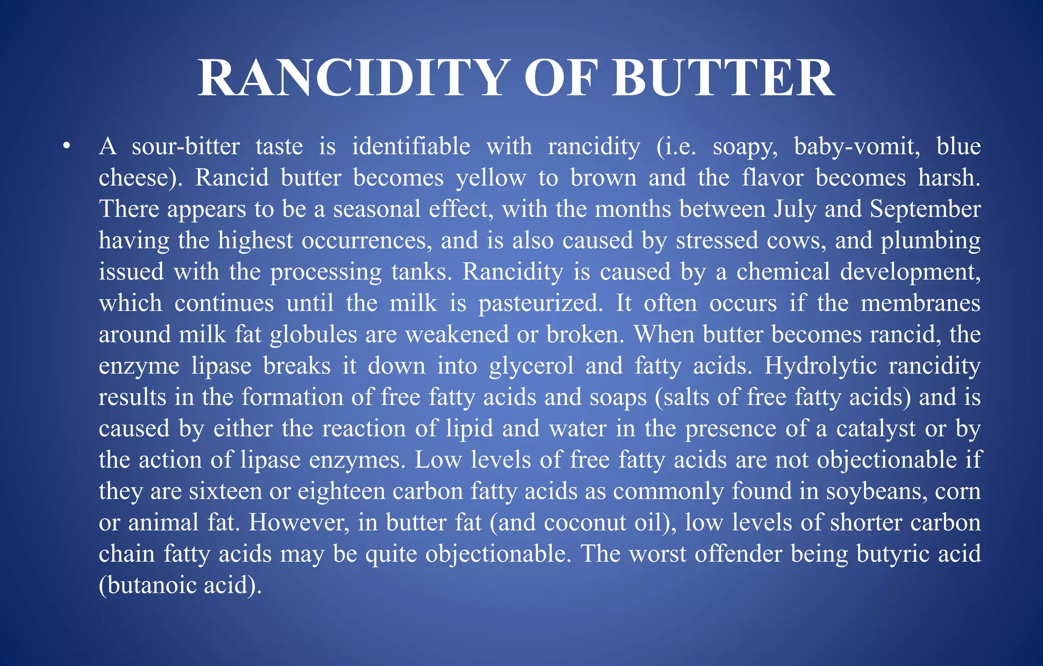 Butter Analysis | PPTX