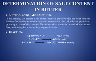Butter Analysis | PPT