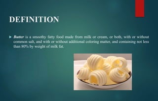 Butter analysis | PPTX