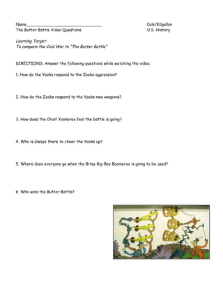 Butter battle & cold war | DOC