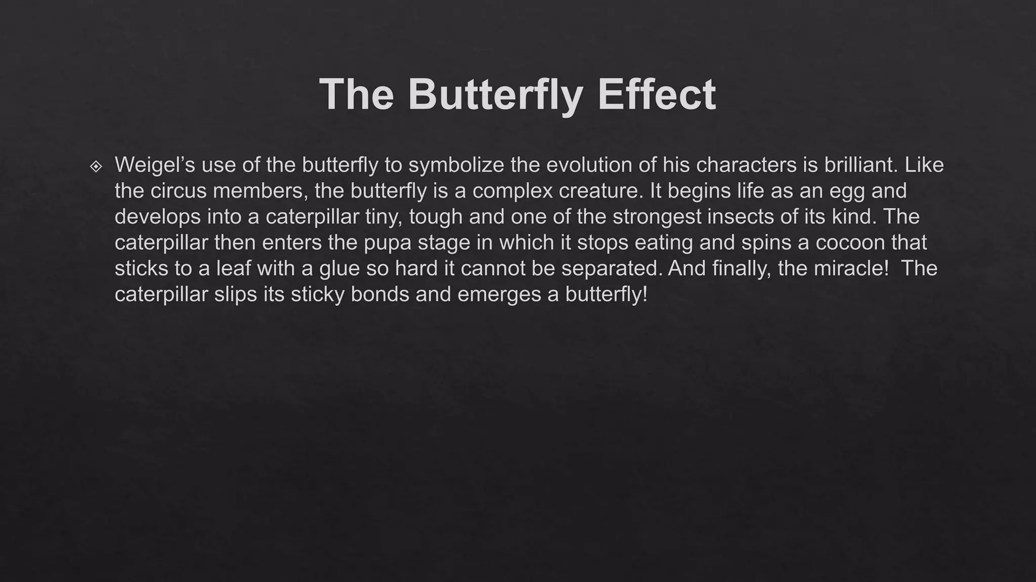 The Butterfly Circus | PPTX