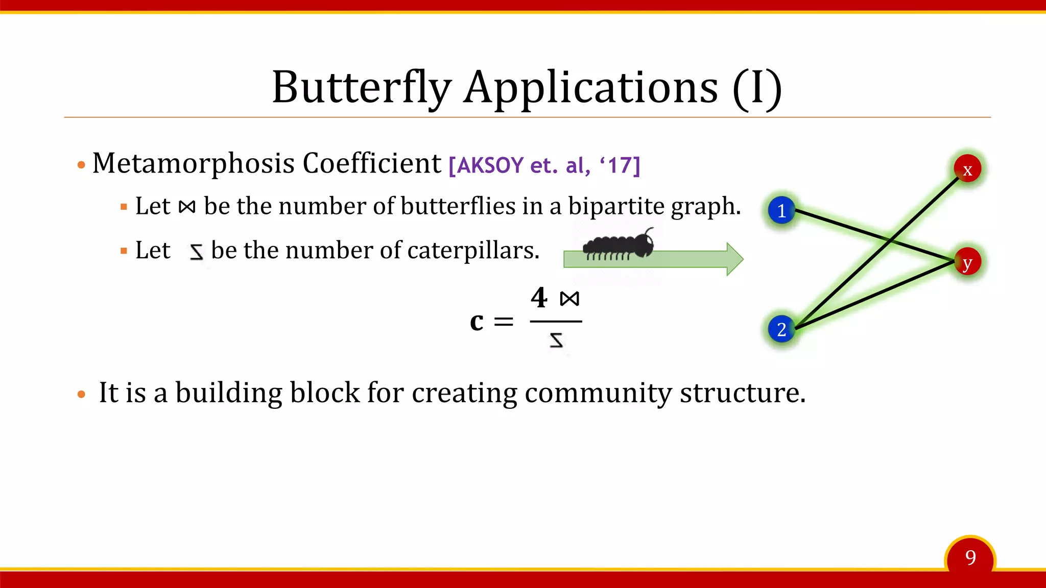 Butterfly Counting in Bipartite Networks | PPT