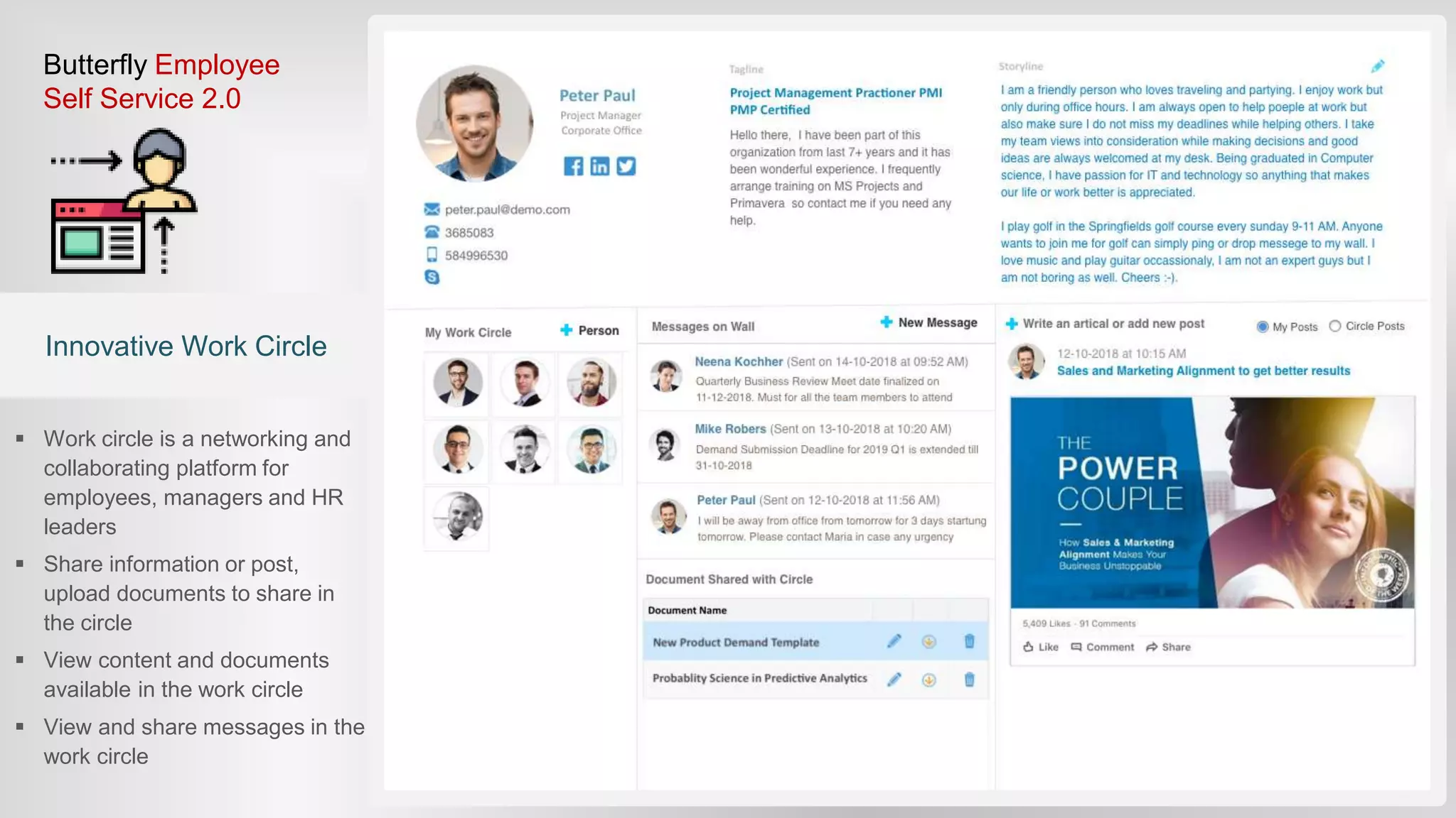 Butterfly Talent Management solution / system, Human Resource ...