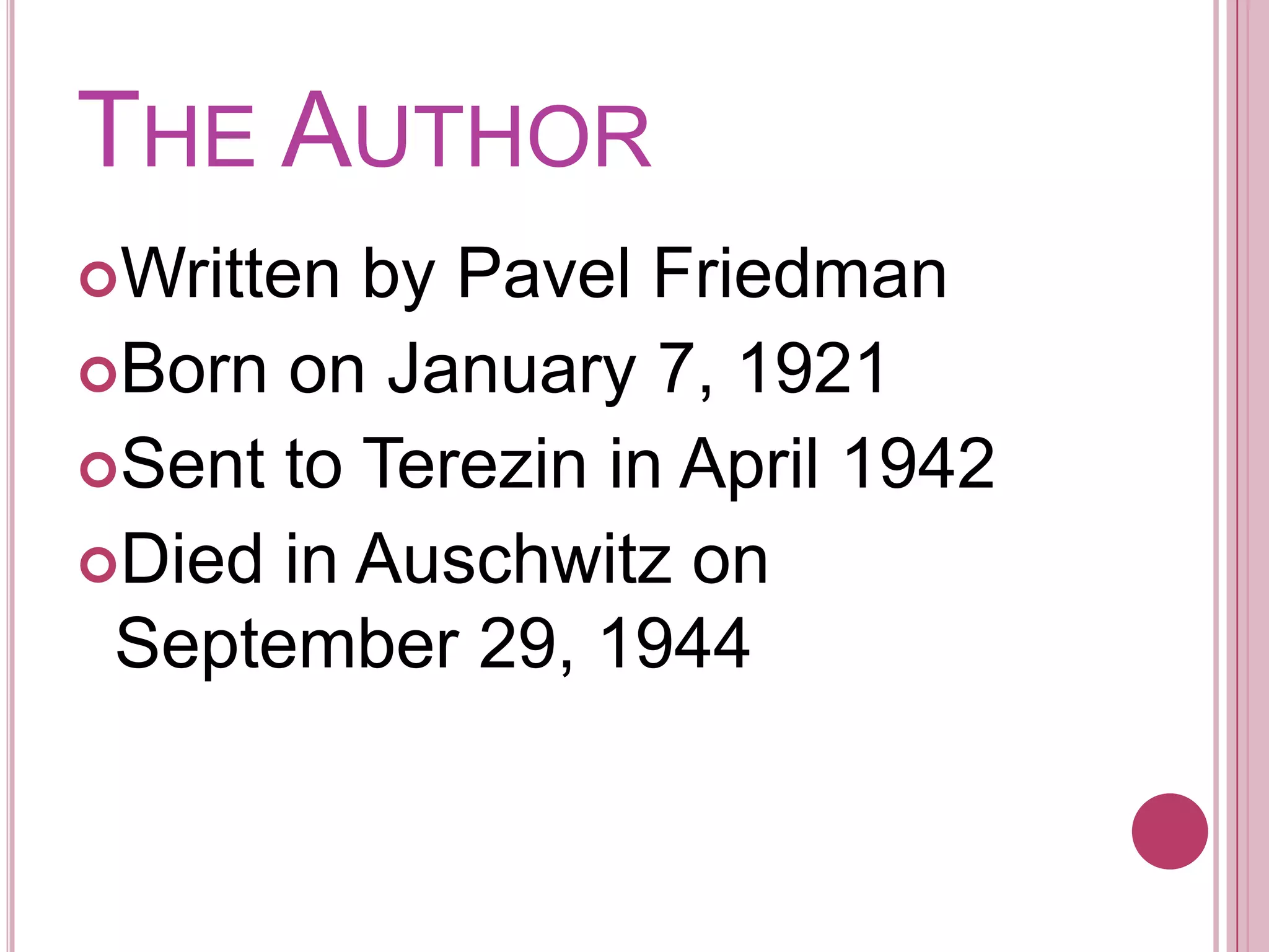 "Butterfly" Analysis | PPTX