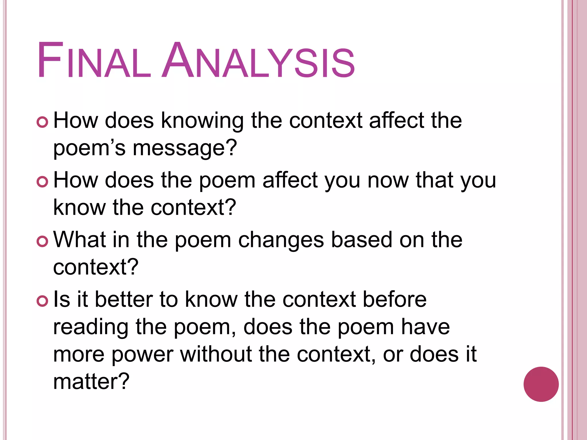 "Butterfly" Analysis | PPTX