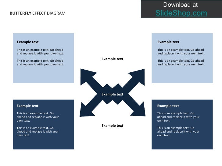 Butterfly effect diagram