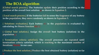 Butterfly optimization algorithm | PPTX