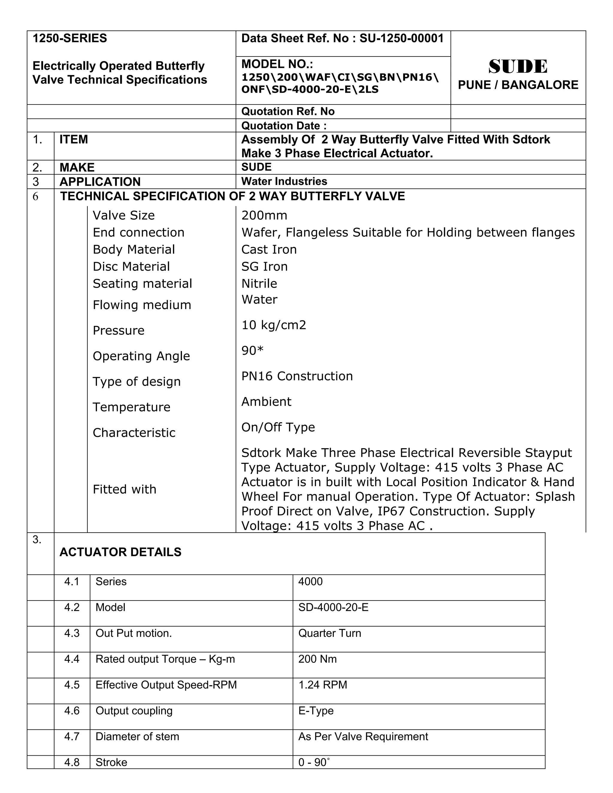 Butterfly valve | PDF