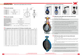 Butterfly Valve Technique Catalogue | PDF