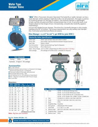 butterfly valves with actuators | PDF