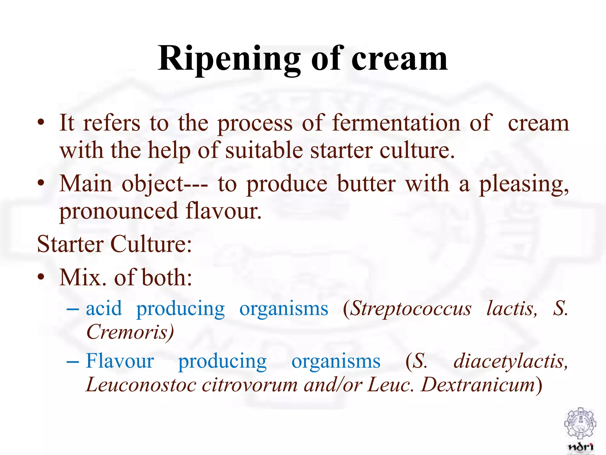 Butter making process | PPT