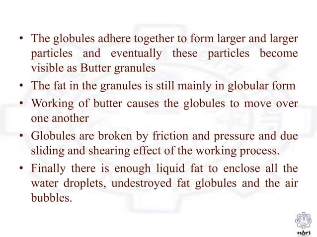 Butter making process | PPT | Desserts and Baking | Food & Drink