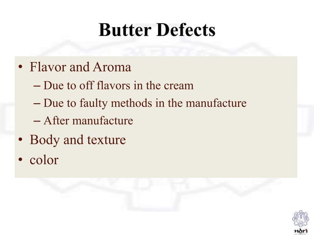 Butter making process | PPT | Desserts and Baking | Food & Drink