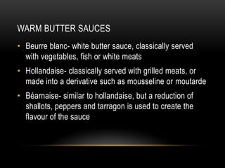 Butter sauces | PPTX