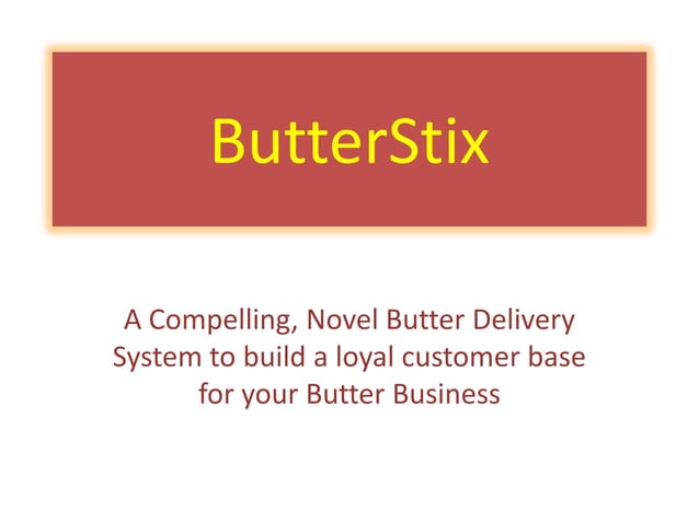 ButterStix | PPTX