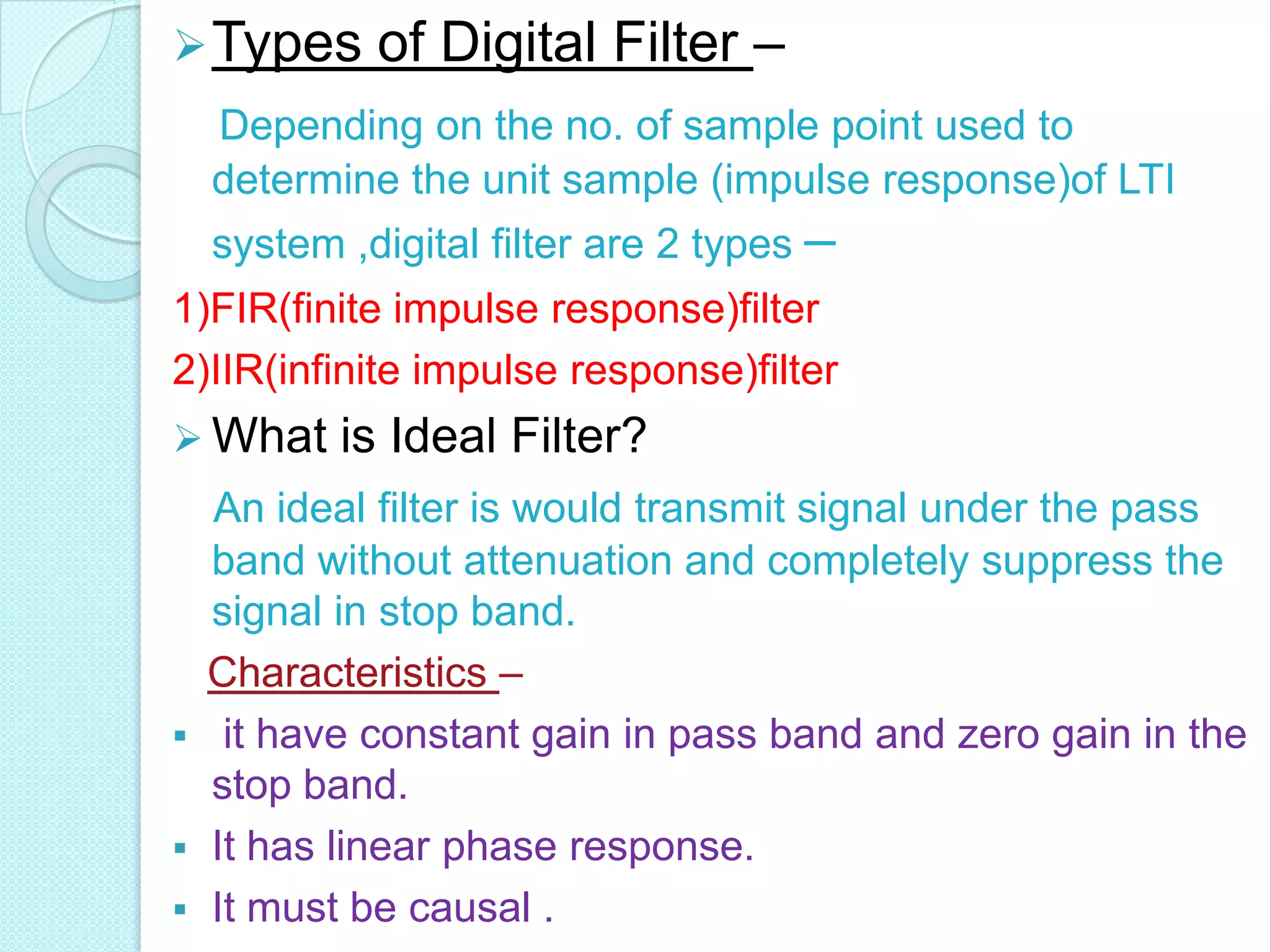 Butterworth filter design | PPTX | Digital Audio | Computer Software and Applications