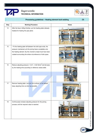 Butt fusion welding procedure eng | PDF