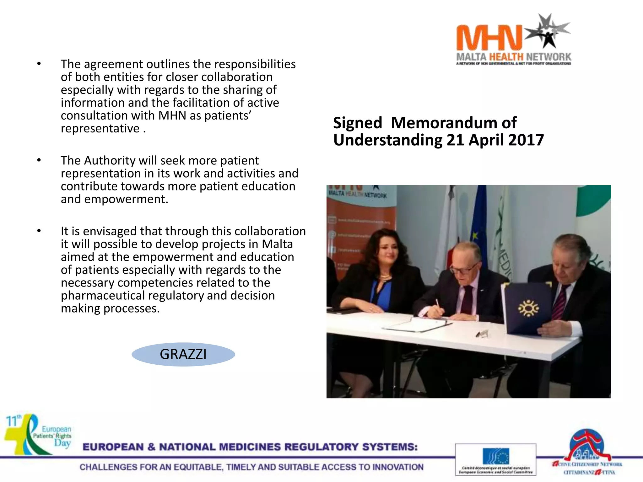 Gertrude Buttigieg, Malta Health Network, Malta | PPT