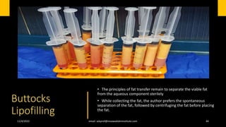 Buttocks Reduction Liposuction and Lipofilling-Egyptian Buttocks.pptx