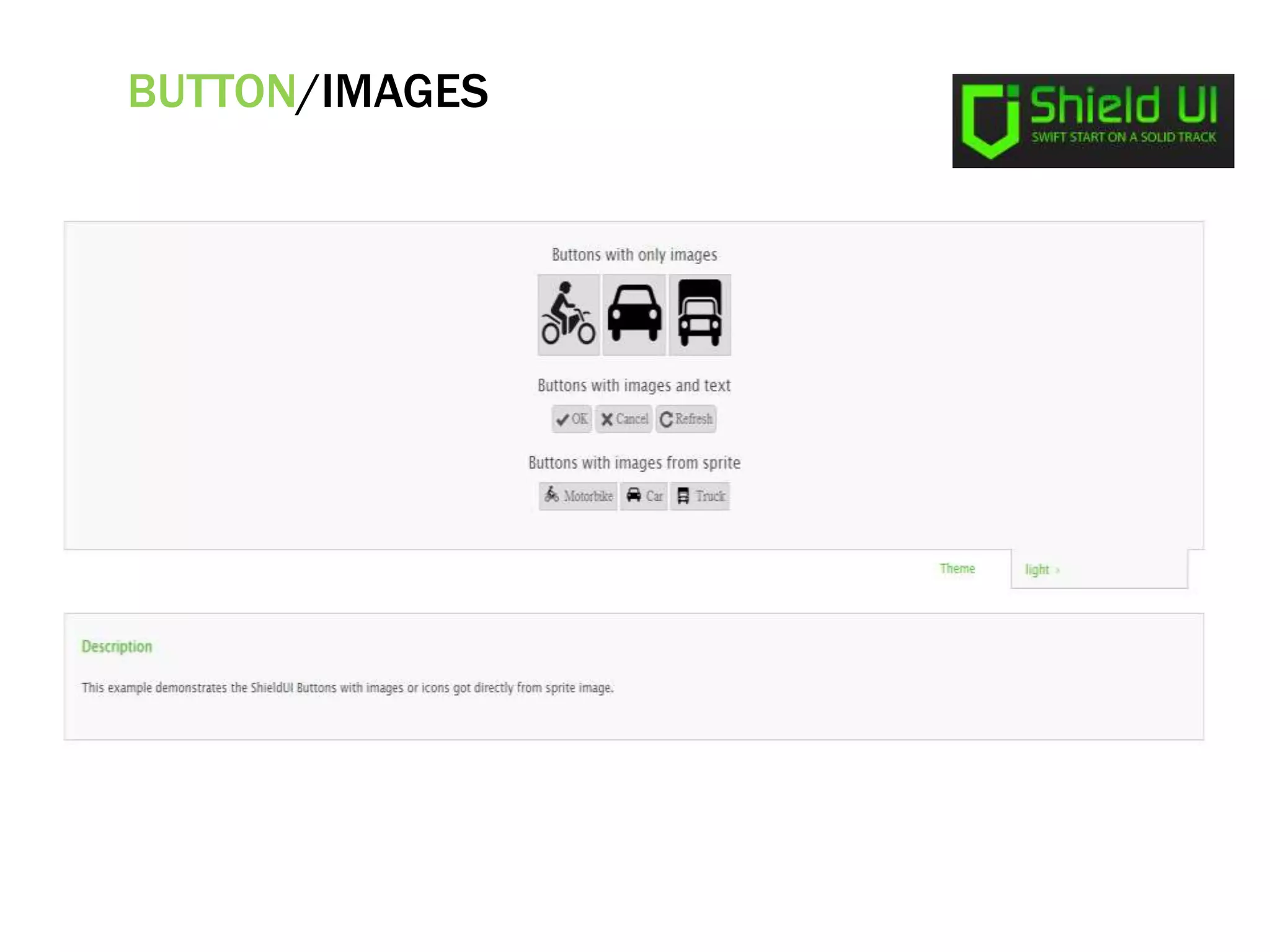 Shield UI Widget: Button | PPTX | Web Design and HTML | Internet