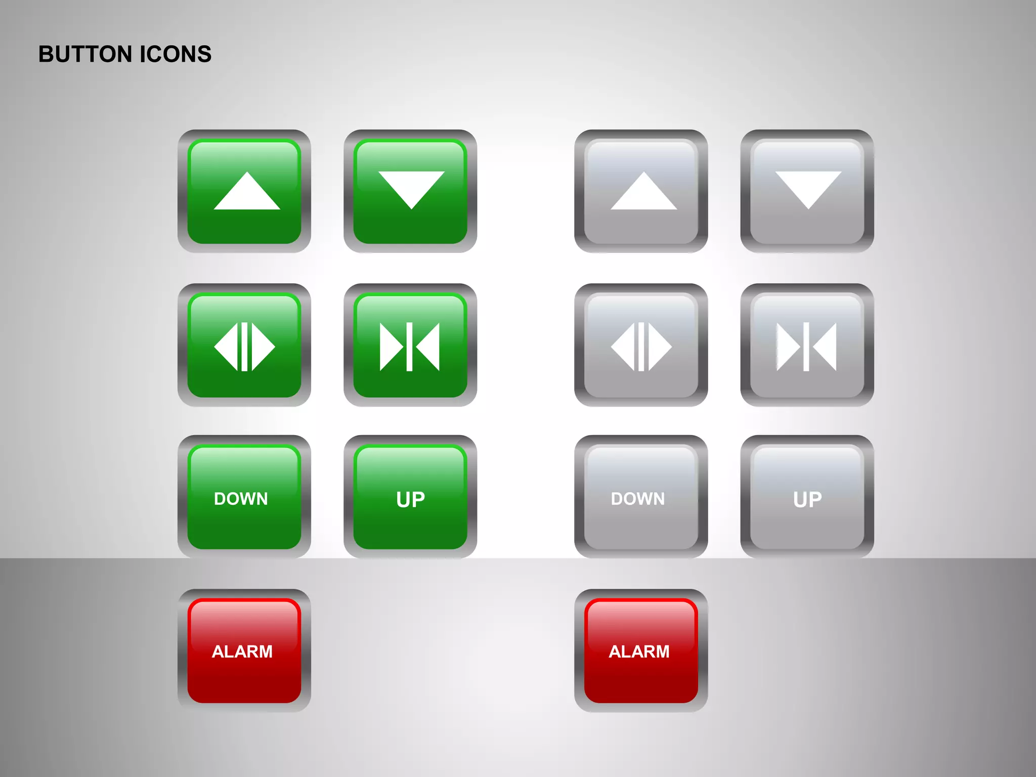 Buttons Collection (for PowerPoint and Google Slides) | PPT