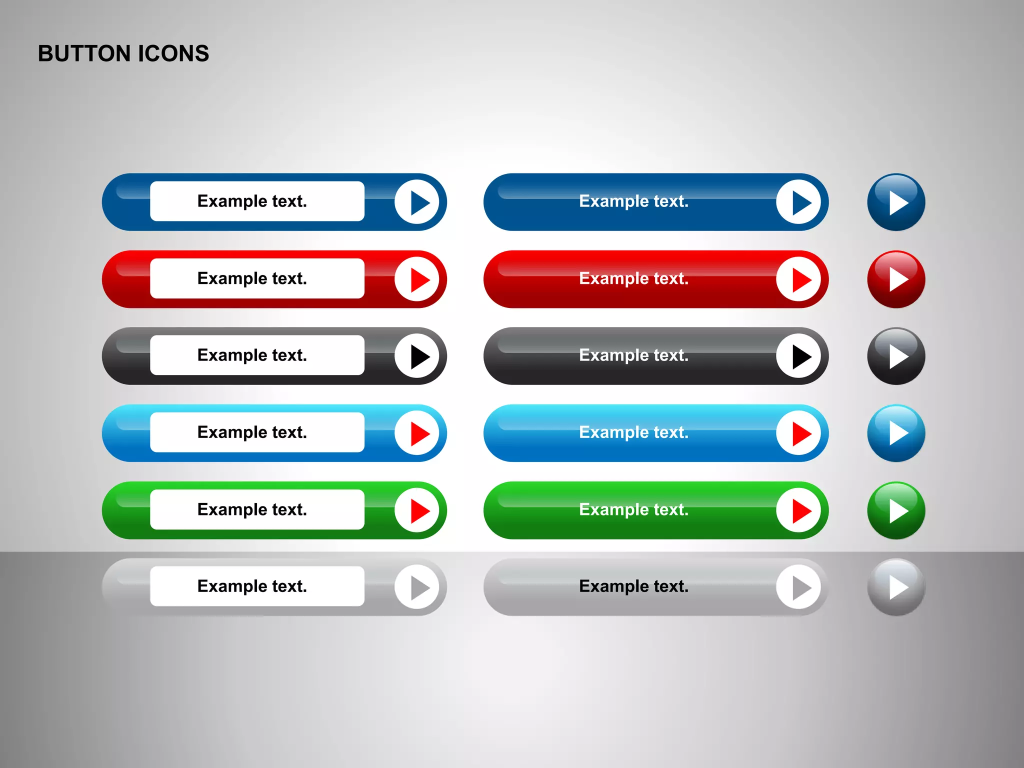 Buttons Collection (for PowerPoint and Google Slides) | PPT
