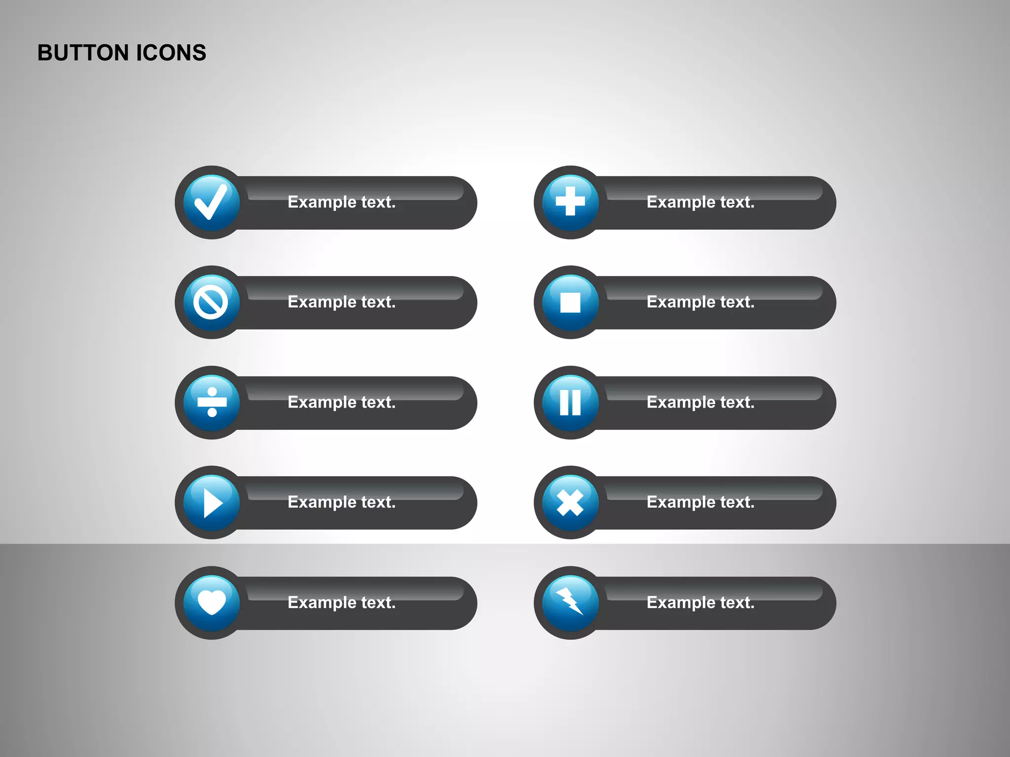 Buttons Collection (for PowerPoint and Google Slides) | PPT