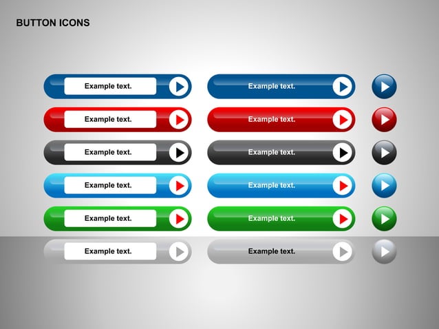 Buttons Collection (for PowerPoint and Google Slides) | PPT