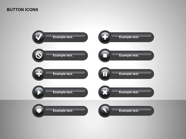 Buttons Collection (for PowerPoint and Google Slides) | PPT