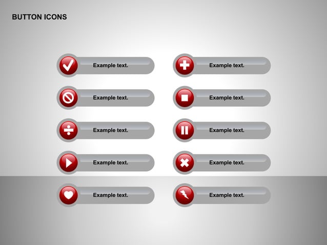 Buttons Collection (for PowerPoint and Google Slides) | PPT