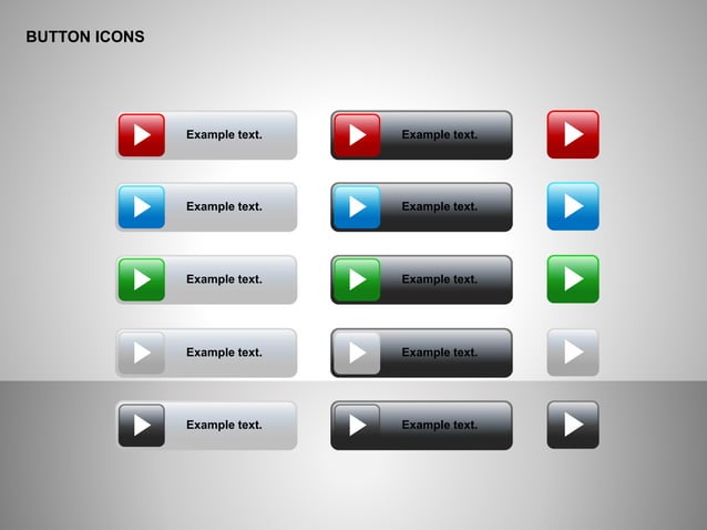 Buttons Collection (for PowerPoint and Google Slides) | PPT