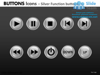 Buttons icons powerpoint ppt slides. | PDF | Desktop Publishing | Computer Software and Applications